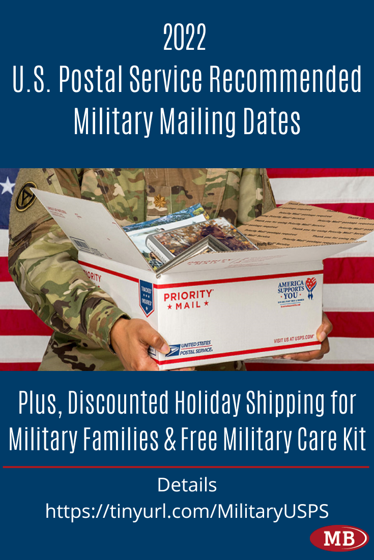 Just Announced....the 2022 USPS recommended holiday shipping dates are ...